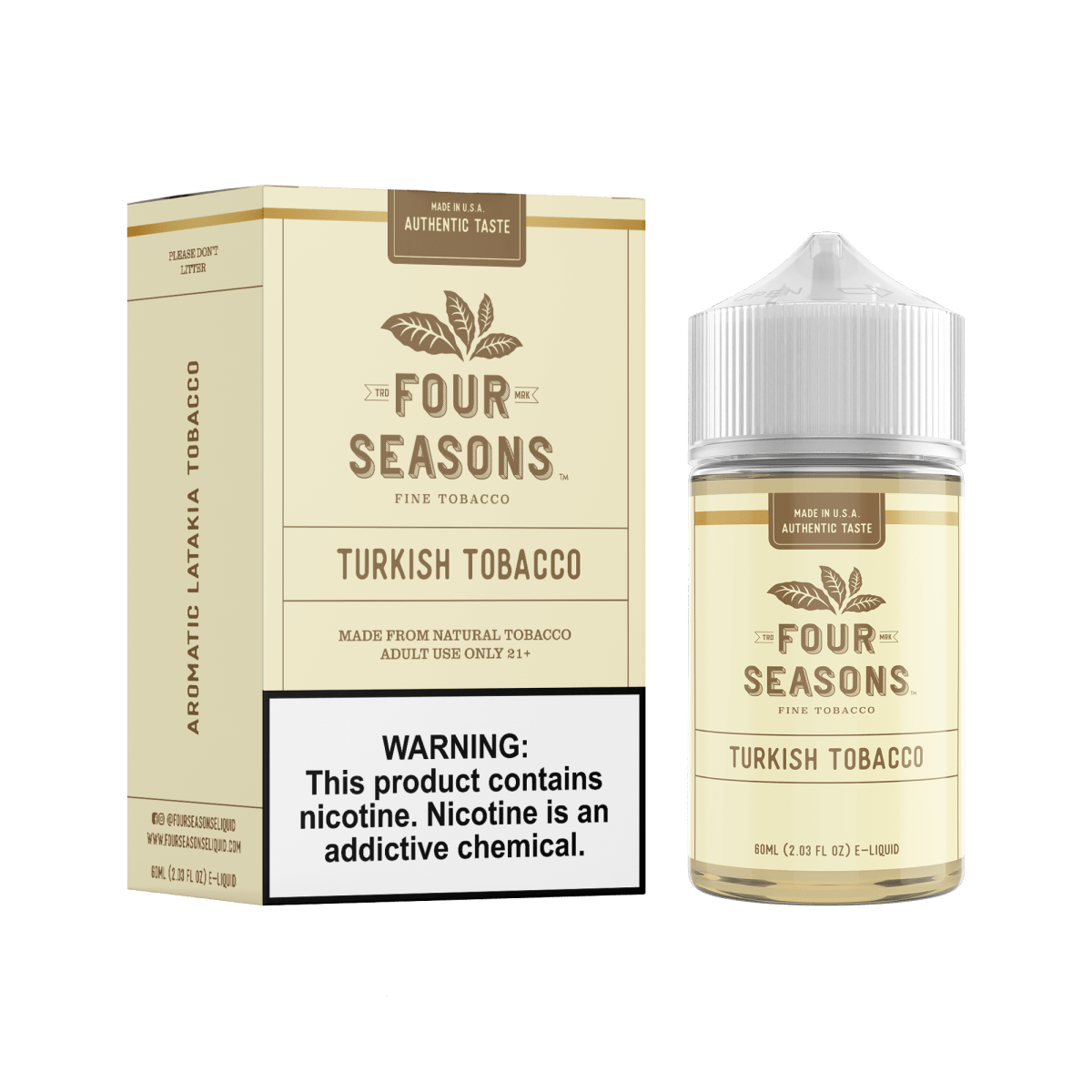 Turkish Tobacco – Four Seasons E-Liquid
